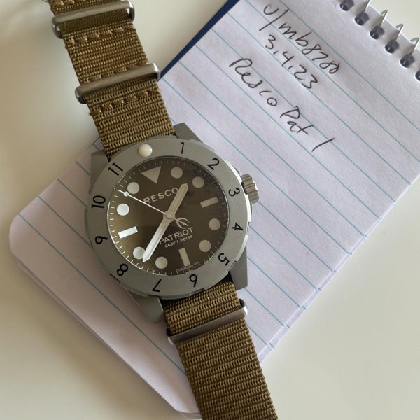 [WTS] Resco RARE Brown Dial Patriot Gen 1 Automatic / full kit - Mint ...