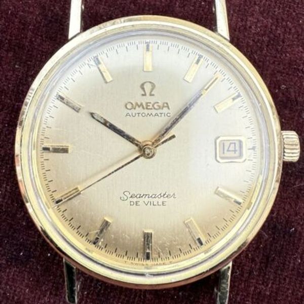 Vintage Omega 34mm Seamaster Deville Automatic Mens Watch | WatchCharts ...