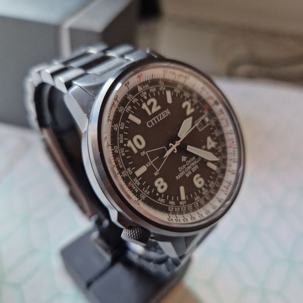 Citizen Eco Drive Promaster Radiocontrolled Pilot WR 200 meters ref. CB ...