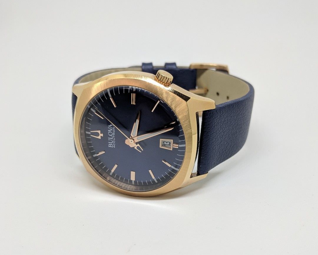 [WTS] Bulova Accutron II "Surveyor" (Sweeping second) Rose Gold & Blue ...