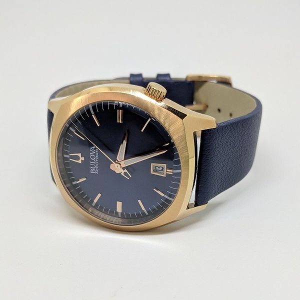 [WTS] Bulova Accutron II "Surveyor" (Sweeping second) Rose Gold & Blue ...
