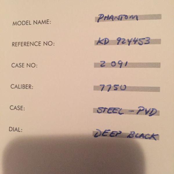 F S : Kobold PVD Phantom Full Kit | WatchCharts