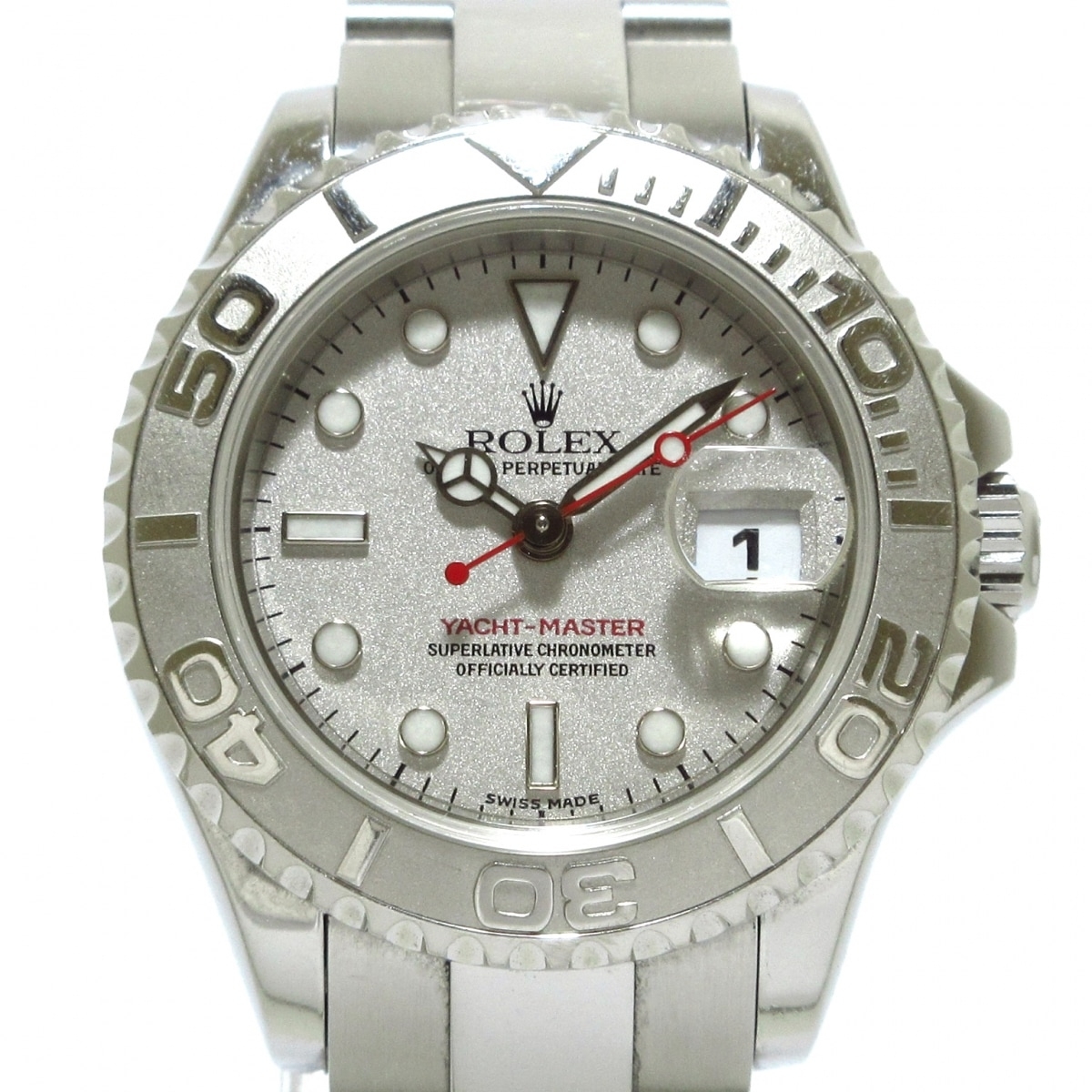[Pre-Owned] ROLEX Yacht-Master Rolesium Watch SS x Platinum/11 frames ...