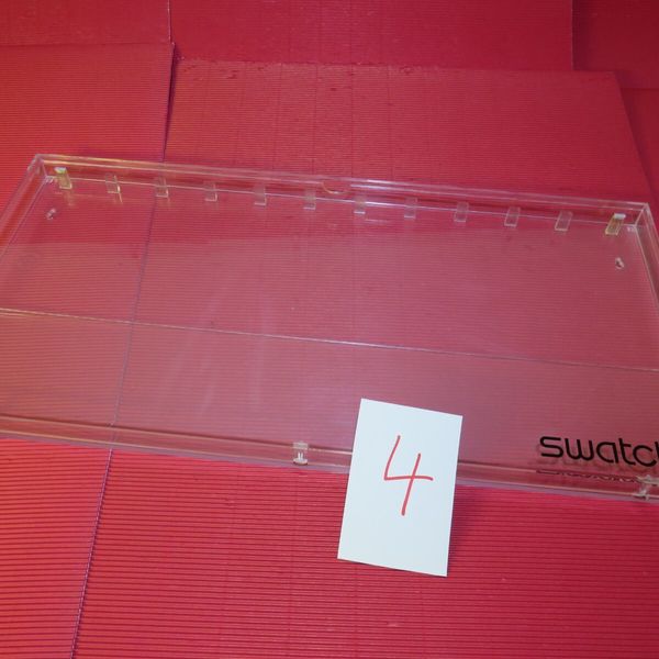 Swatch Collectors Box per 12 Orologi Vetrina Plexiglass Altezza 30mm (4 ...
