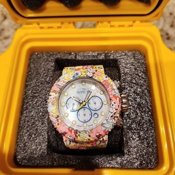 invicta mens watch/ SPONGEBOB PATRICK LIMITED EDITION NEEDS BATTERY ...