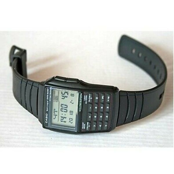 Casio Vintage Collection Visual Databank 10 Year Battery DB10 Black LED ...