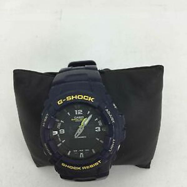 Casio G-Shock Navy Blue Plastic Wrist Watch | WatchCharts Marketplace