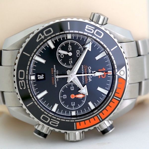 Omega Seamaster Planet Ocean Chronograph (2019) - 46mm Automatic Watch ...