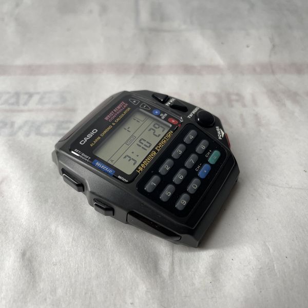 Casio CMD-40B Module 1175 Mens Watch Wrist Remote Controller - Tested ...