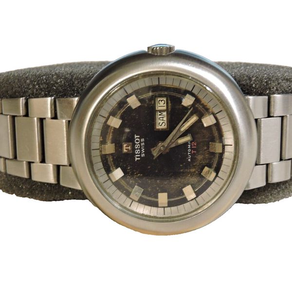 Tissot T12 Navigator Automatic Beautiful Tropical Dial Super Compressor ...