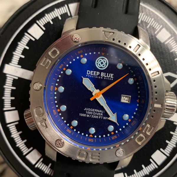Deep Blue Juggernaut 1000m diver watch | WatchCharts Marketplace