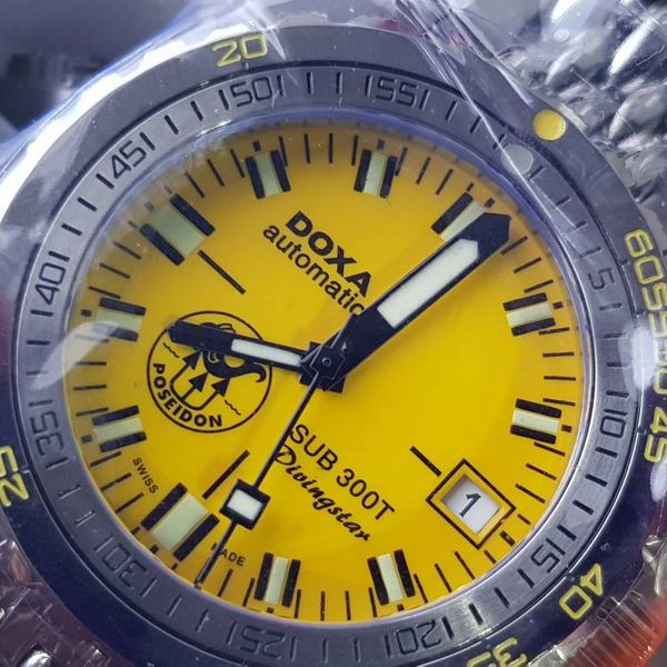 Doxa Sub 300T Divingstar Poseidon, Yellow, BNIB | WatchCharts