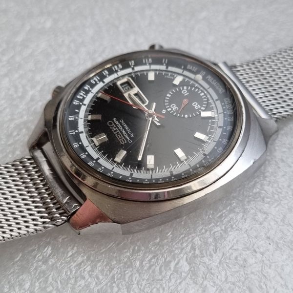 Seiko Chronograph 6139-6020 Doctor Pulsations Vintage Watch Japan Rare ...