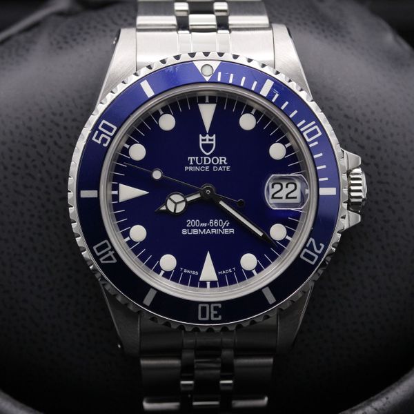 FSOT: Tudor Submariner - 75190 - Blue - Stainless Steel - 36mm ...