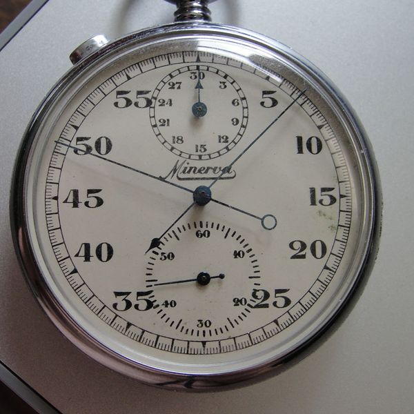 Sold! Vintage Minerva Split second stopwatch Big Price drop! | WatchCharts