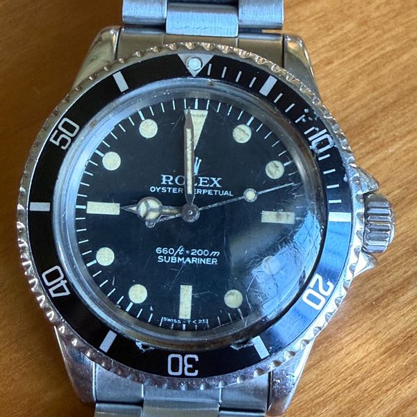 Rolex Submariner Ref. 5513, scratched dial, dented bezel, great deal â ...