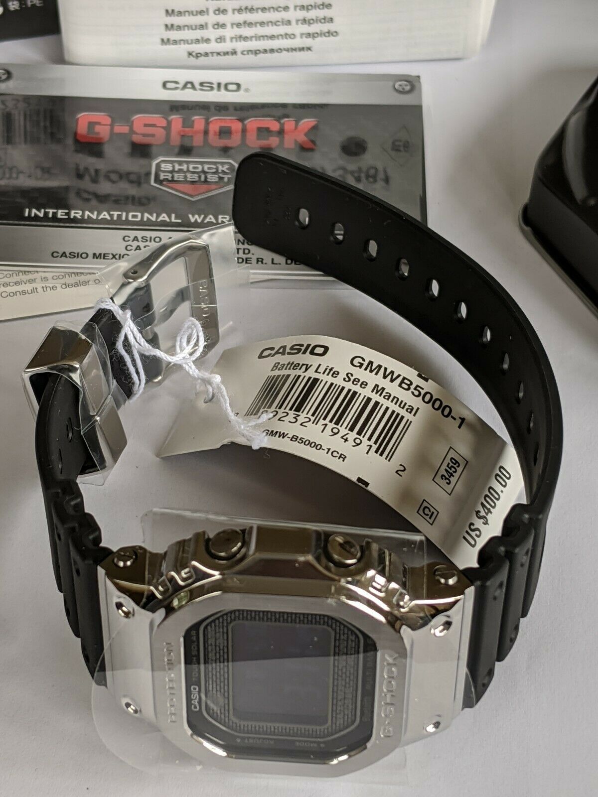 FS:CASIO G-SHOCK FULL METAL GMWB5000-1 LIMITED RESIN BAND SOLAR WATCH ...