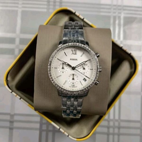 Fossil Neutra Chronograph Stainless Steel Watch ES5217 | WatchCharts ...