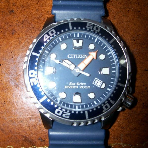 Citizen Promaster Diver Wrist Watch for Men Eco Drive 200 Meters ...