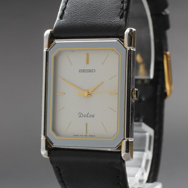 [Near MINT] Vintage SEIKO Dolce 7741-5050 Gold Dial Men's Qtz Watch From JAPAN | WatchCharts ...