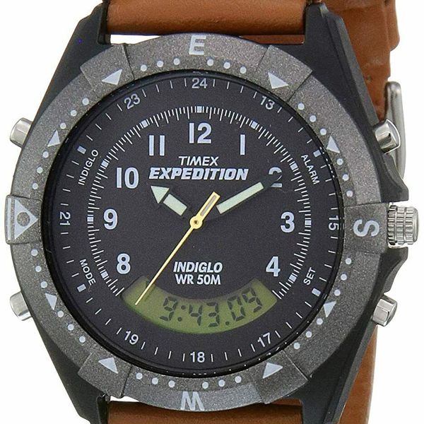 Timex Expedition Analog-Digital Black Dial Men's Watch-TW00MF104 Free ...