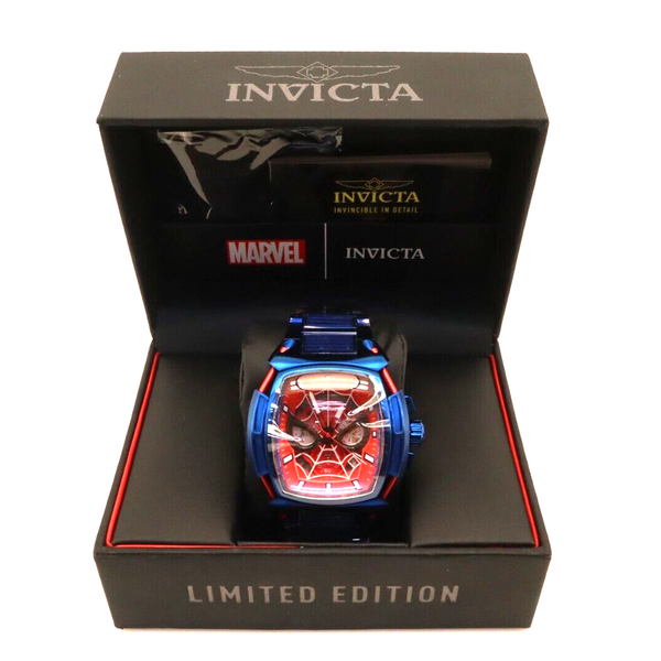 Invicta Marvel Spider Man Diablo 53mm Ltd Ed Quartz Chrono Watch 37614 ...