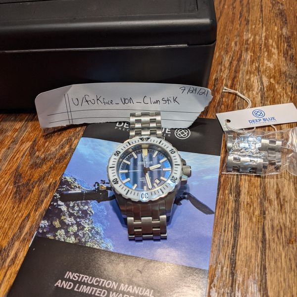 [WTS] Deep Blue Precision Diver | WatchCharts