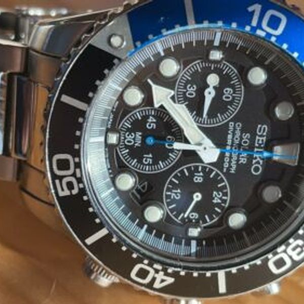 Seiko Prospex Men's Black Watch - SSC017 | WatchCharts