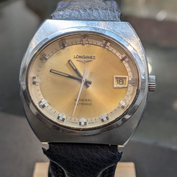 Genuine Longines Admiral Ultronic Vintage Retro Watch Working ...