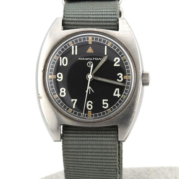 1973 Hamilton W10 British Military Issued Watch Working CWC Strap ...