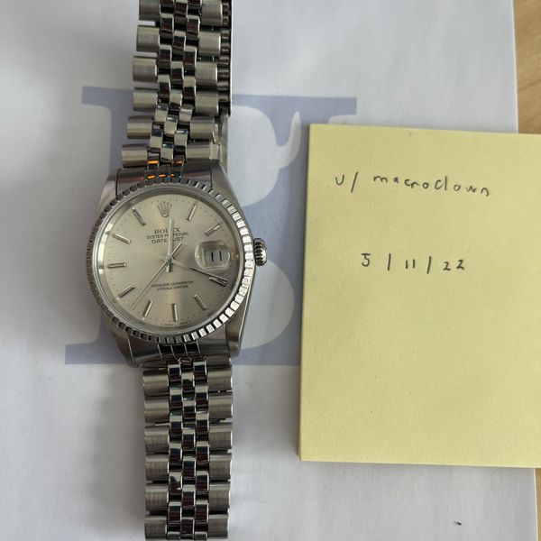 [WTS] 1989 Rolex Datejust 16620 | WatchCharts Marketplace