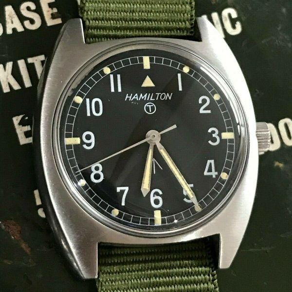 Hamilton W10 RAF issue (6bb) 1974 aircrew watch, hacking seconds ...