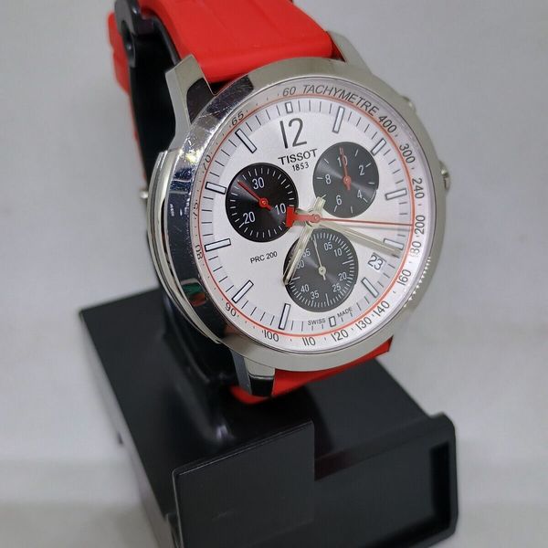 Tissot PRC 200 Swiss Edition Chrono Men's Watch T114.417.17.037.01 Used ...