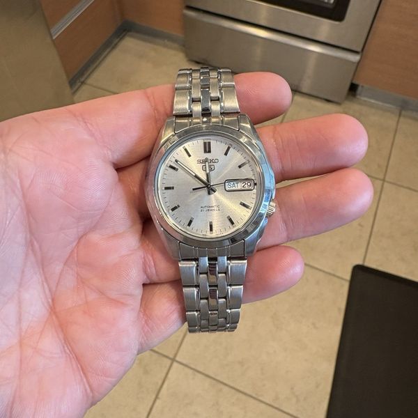 Seiko 5 SNK355 37mm Automatic Watch | WatchCharts Marketplace