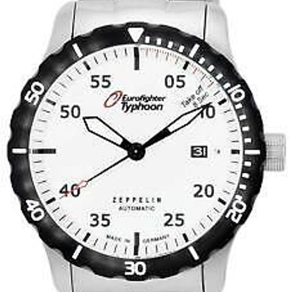 Zeppelin Eurofighter Typhoon Luminous Dial Automatic Diver Z7268M5 Mens ...