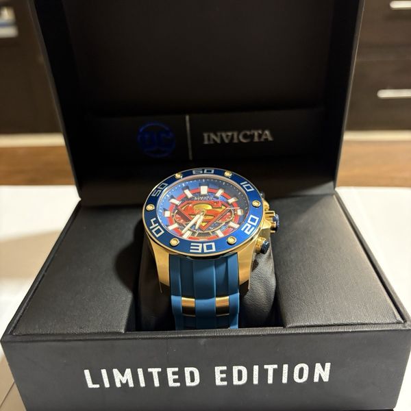 Invicta DC Superman Watch Limited Edition Collectors Watch ...