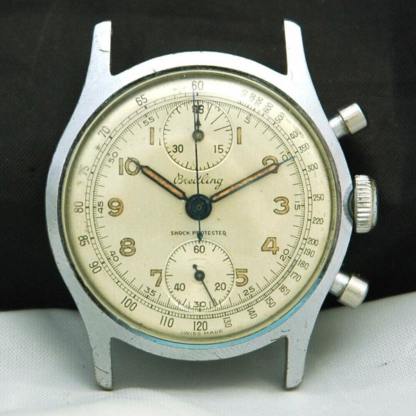 1945 BREITLING UP DOWN Chronograph REF 174 Screw Back Venus 170 Repair ...