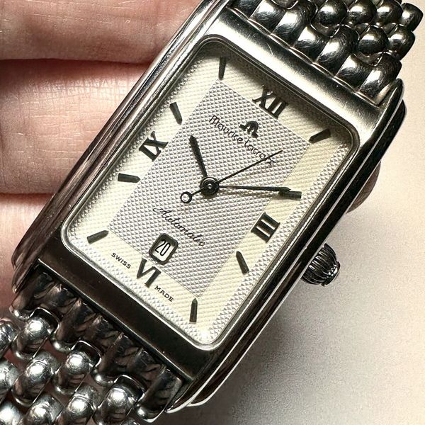 MAURICE LACROIX Automatic Les Classiques Caree Rectangular Men's Watch ...