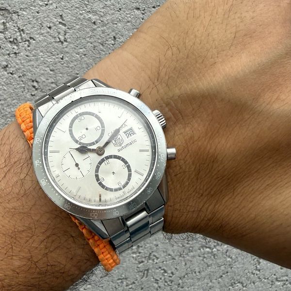 Vintage Tag Heuer Carrera AutomÃ¡tic Cal 16 Chronograph For Parts AS IS ...