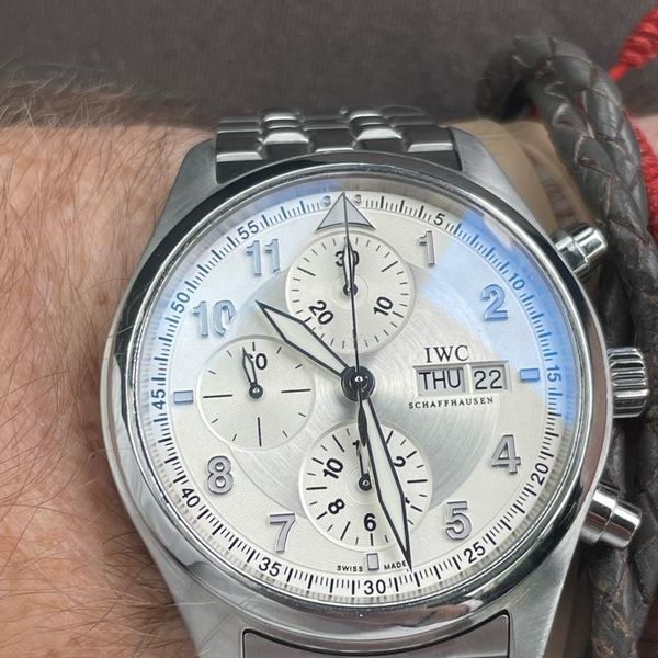 [$3,975 USD] FS: IWC 3717-05 Spitfire Pilot Chrono on bracelet, Near ...