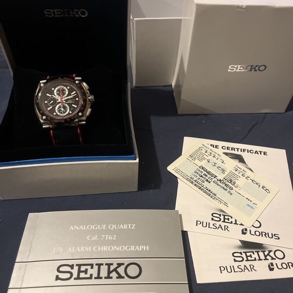 Seiko Men's Sportura Honda F1 Racing Team Chronograph Watch ...
