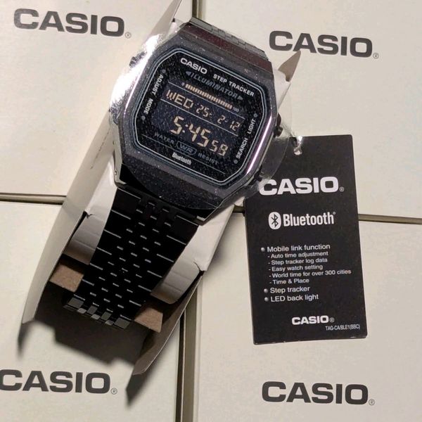 CASIO Step Tracker ABL-100WEGG-1BDF ABL-100 Bluetooth Quartz Digital ...