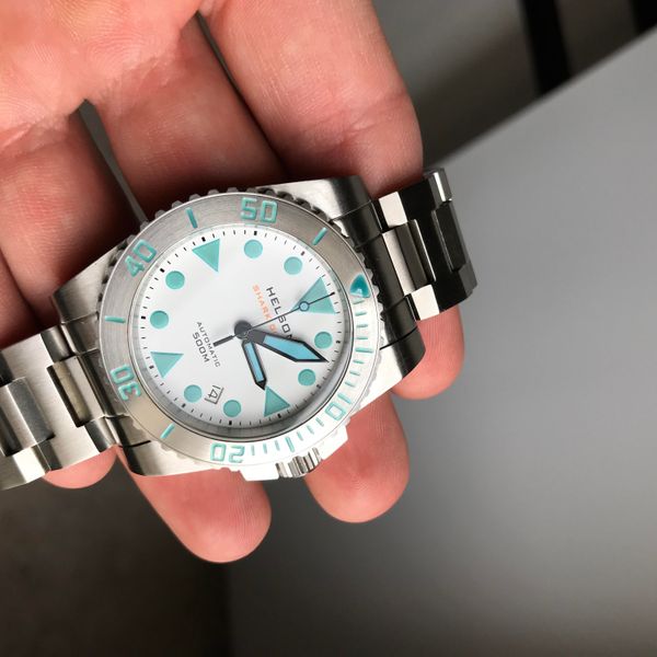 [WTS/WTT] Helson Shark Diver 42mm, complete with bracelet, strap ...