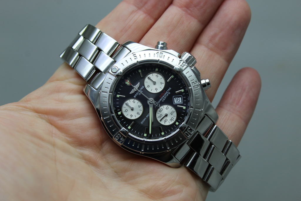 24 HOUR SALE! Breitling Chrono Colt II A73380 41mm COSC Quartz ...