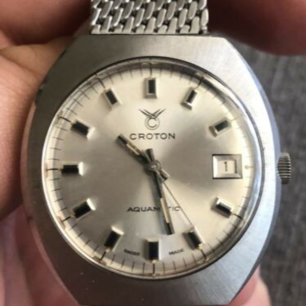 Watch Lot Vintage/Newer Croton Aquamatic/Skagen/Swatch Swiss Mechanical ...