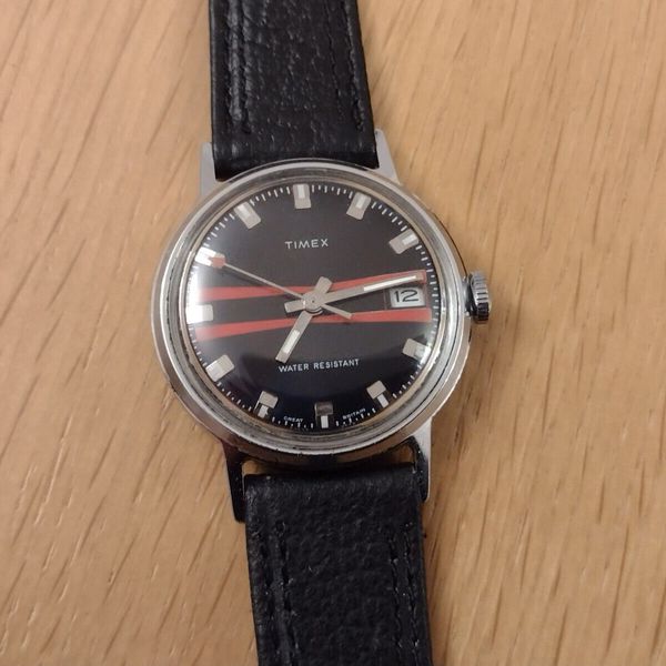 RARE VINTAGE TIMEX 1970s MECHANICAL SPRITE SPORTS STYLE WATCH WORKING ...