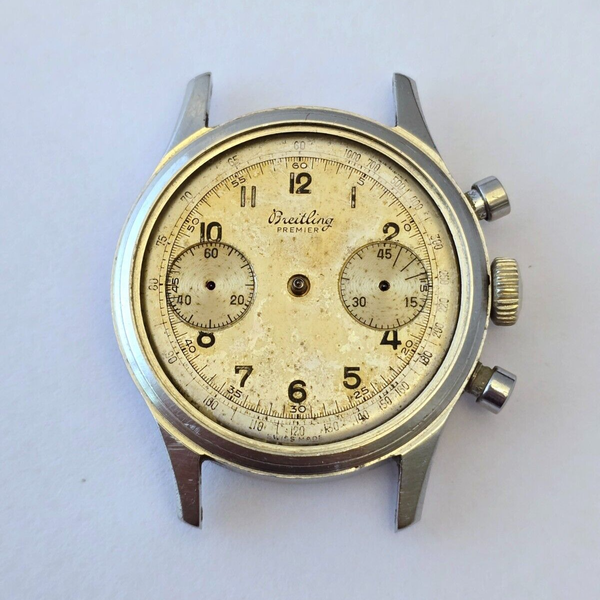 Vintage Breitling Premier 790 Venus 15 Chronograph project for parts or ...