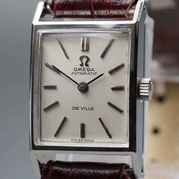 Vintage N MINT Omega DeVille Cal 661 Automatic Silver Women's Watch ...