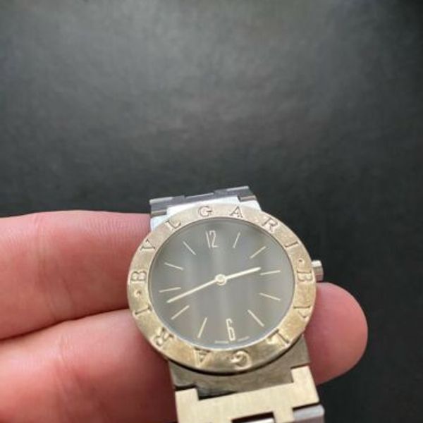 BVLGARI Bulgari Bulgari BB23 GL Date black Dial Quartz Ladies Watch ...
