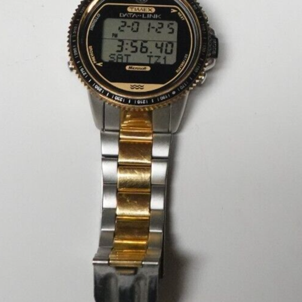 Timex Microsoft Watch Digital Vintage DATALINK 150 Men's . Works ...
